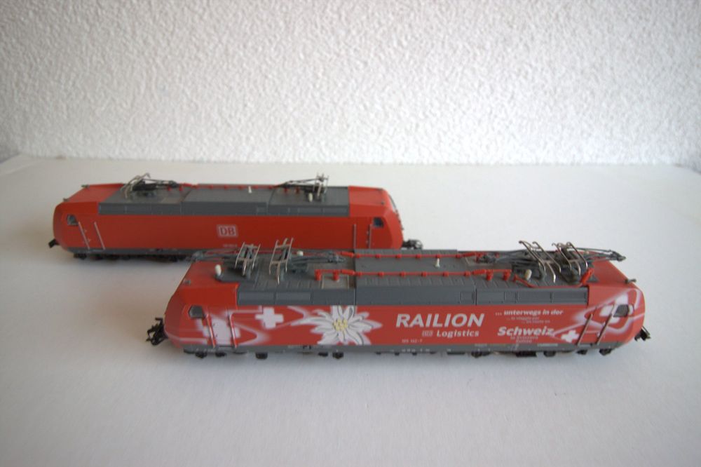 Märklin BR 185 Railion Schweiz 36892 & BR 185 DB 36850 CA (Gebraucht ...