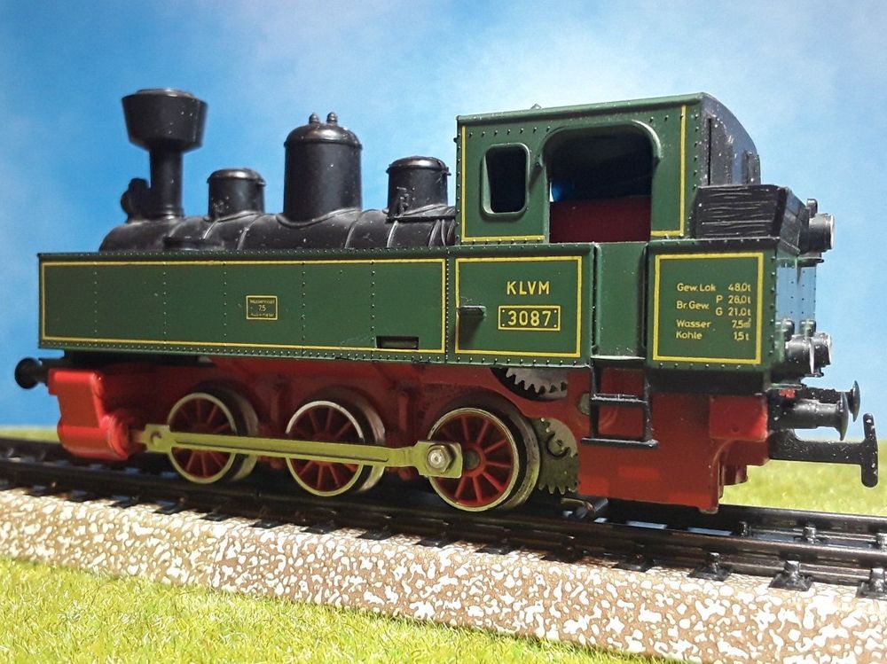 Märklin 3087 _ Dampf Lokomotive __ Länderbahn KLVM _ Spur H0 (Gebraucht ...
