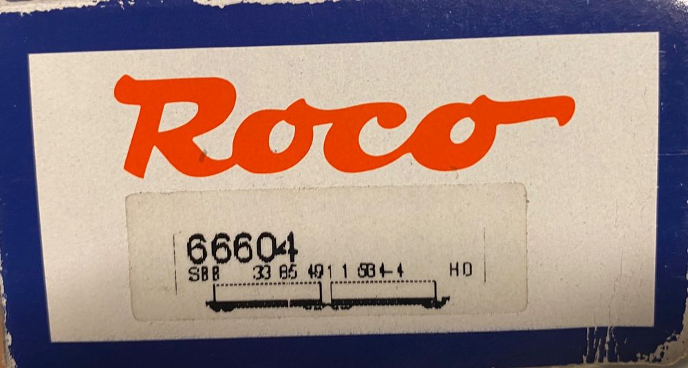 TOP: Roco 66604 Doppeltragwagen „Schöni“ (Neu (gemäss Beschreibung)) in ...