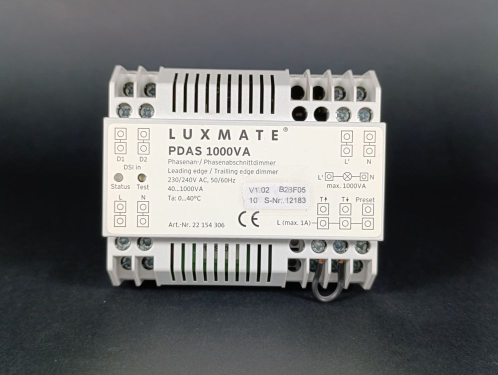 LUXMATE PDAS 1000VA phase dimmer (Gebraucht) in Thielle für CHF 50 – mit Lieferung auf Ricardo ...