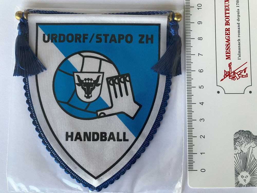 Vintage Fanion/Wimpel HANDBALL URDORF / STAPO ZH (Neuf avec emballage d ...