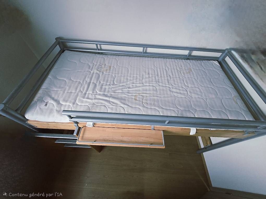 Lit superposé 90cm x 200cm bois massif One-room (Gebraucht) in ...