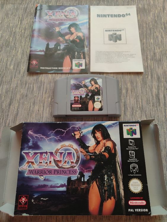 Jeu Nintendo 64 Xena Warrior Princess (PAL) RARE !! 🎮 🔥 (D'occasion) à ...