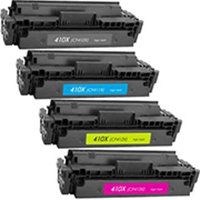 HP 410A set 4x Toner ( CF410A / 411A / 412A / 413A ) liste (Neu und ...