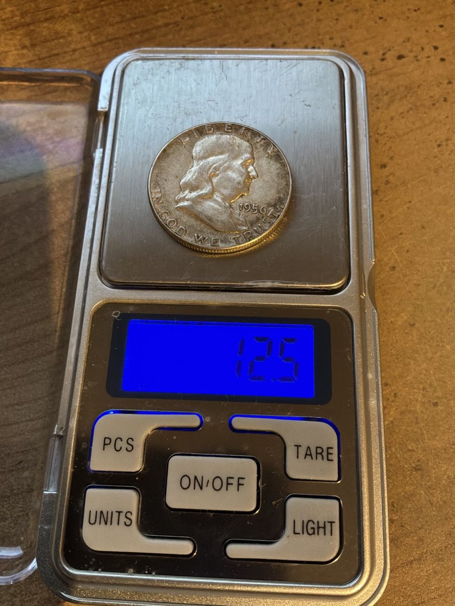 USA 1/2 DOLLAR MÜNZE JG 1956 SILBER 900 (Gebraucht) in Locarno für CHF ...