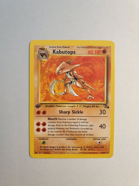 Pokemon Kabutops Fossil | Kaufen auf Ricardo