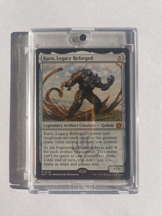 Magic The Gathering - Karn, Legacy Reforged (Neu (gemäss Beschreibung ...
