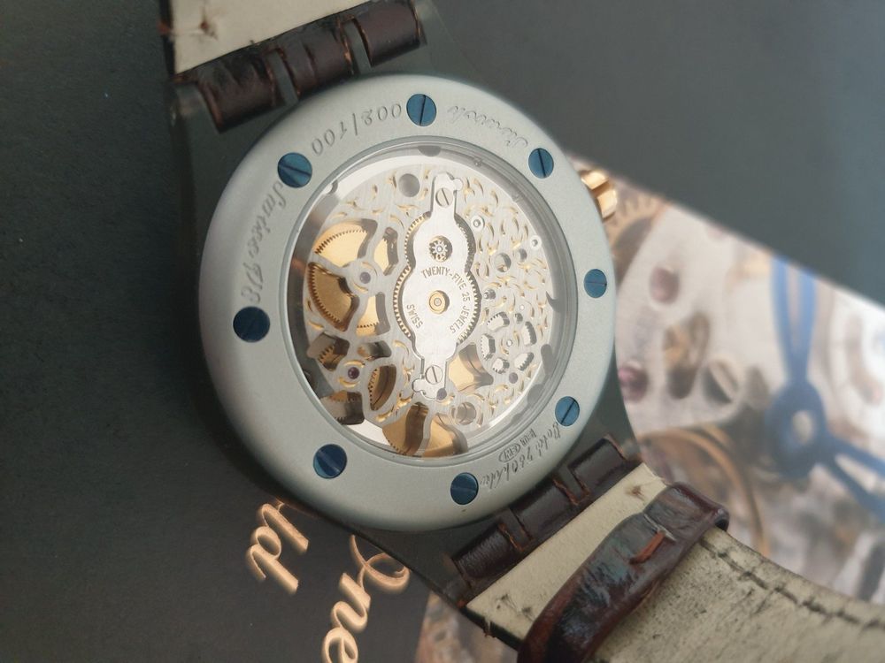 Swatch diaphane one turning gold limited (Neu und originalverpackt) in ...