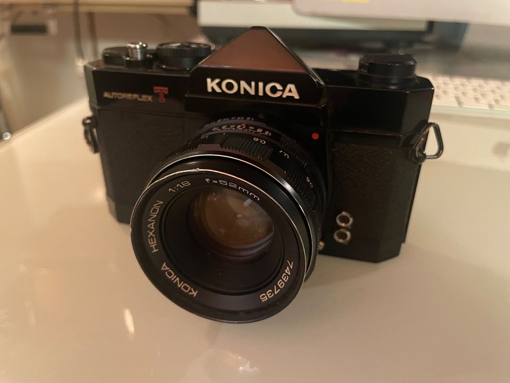Konica Autoreflex T Kamera mit Hexanon f1.8 52mm Objektiv (Gebraucht ...