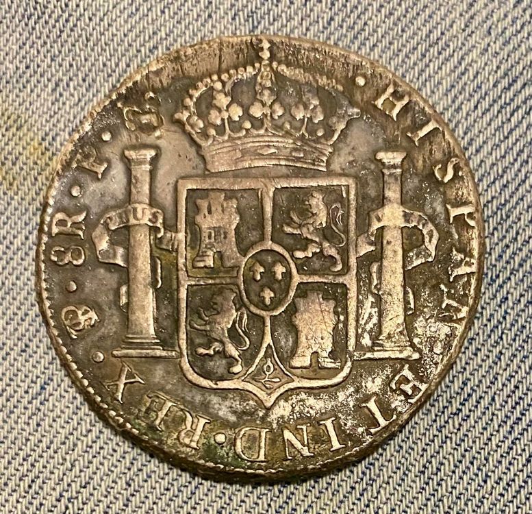 large Silver coin 8 Reales 1808 | Kaufen auf Ricardo