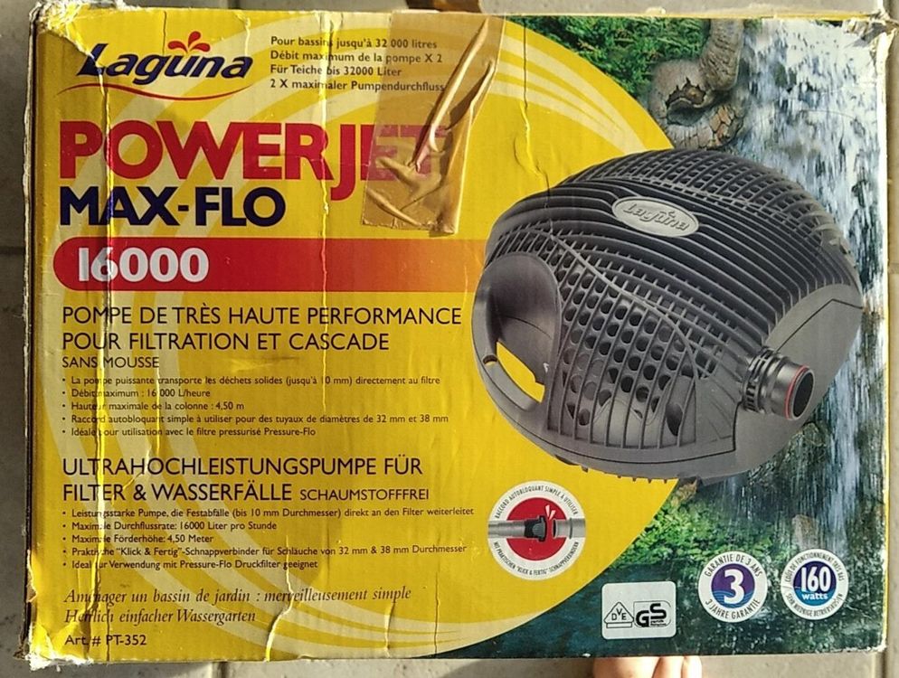 Teichpumpe Laguna Powerjet MaxFlo 16000 (Gebraucht) in Zürich für CHF ...