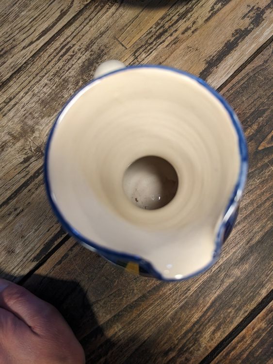 Signierte Vintage 50s Henkel Vase Keramik Bangholm Dänemark | Kaufen auf Ricardo