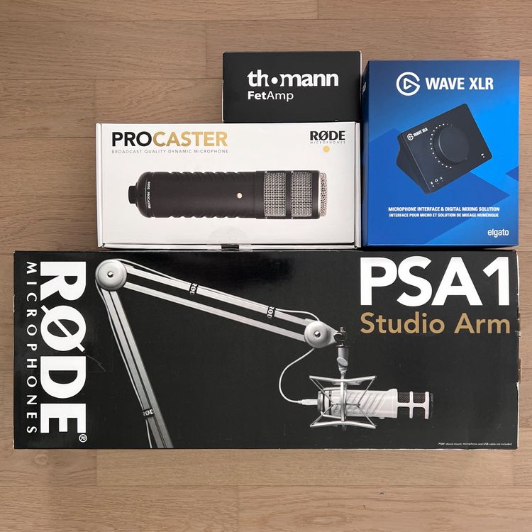 RODE Procaster mit PSA1 + Elgato Wave XLR + Thomann FetAmp | Kaufen auf ...