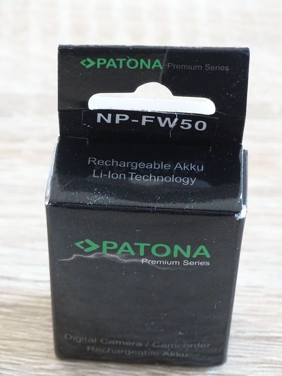 Akku Patona Premium NP-FW50 1030mAh Li-ion (für SONY) *NEU* (Neu und ...