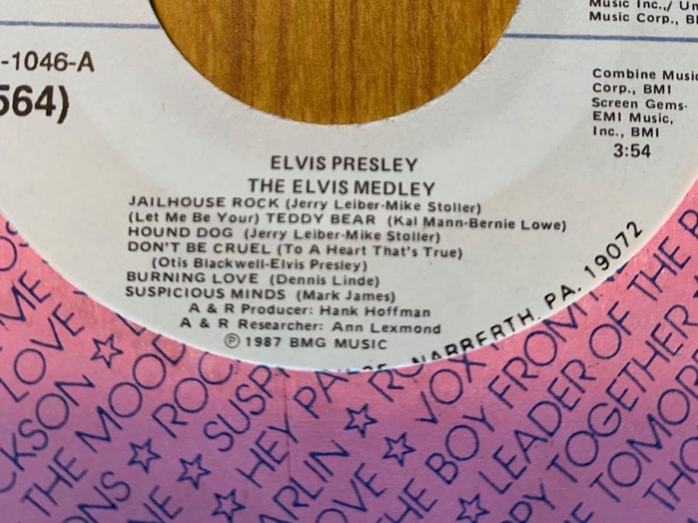 Elvis Presley Single The Medley / Always on my Mind (Gebraucht) in ...
