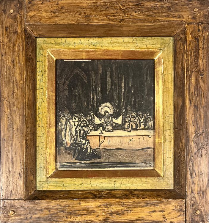 Walter Krebs (1900-1965)Aquarell von eine Interessante Szene (Gebraucht) in Root für CHF 60 ...