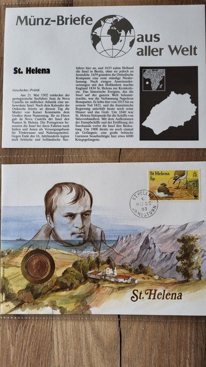 Münzbrief St. Helena (Gebraucht) in Vilters für CHF 1.1 – mit Lieferung auf Ricardo kaufen