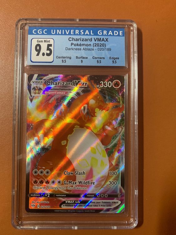 Charizard Vmax Darkness Ablaze CGC 9.5 | Kaufen auf Ricardo
