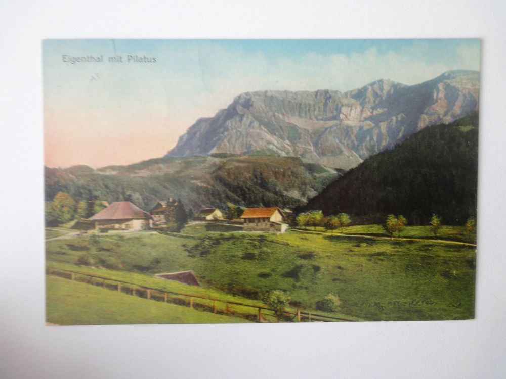 226.) AK Eigenthal mit Pilatus von 1914 (Gebraucht) in Winterthur für ...