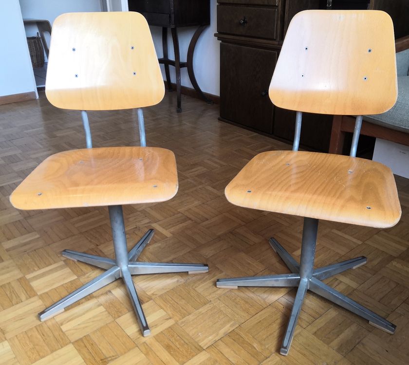 2x Originale Embru Stühle: höhenverstellbar und drehfähig (Gebraucht ...