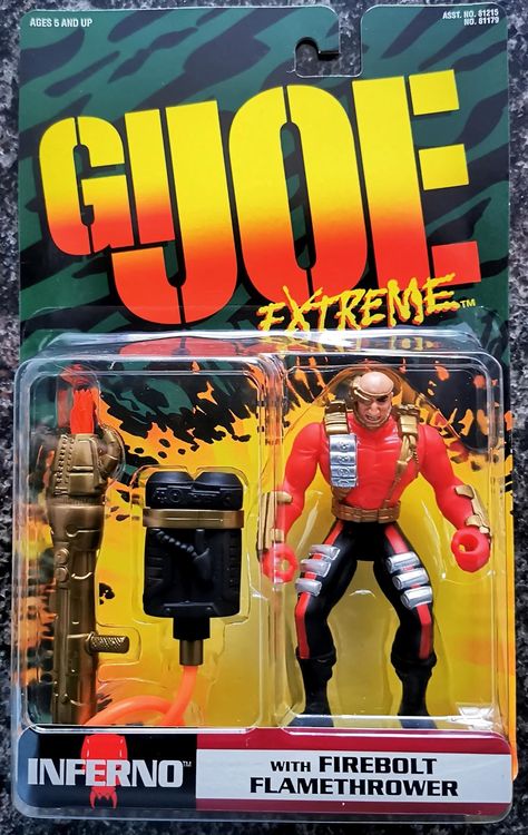 Inferno 1995 Vintage Action Figur GI Joe Extreme (Neu und ...