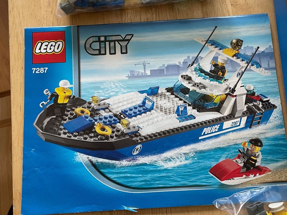 Lego City 7287 Polizei Boot, Super Zustand, komplett (Neu (gemäss ...