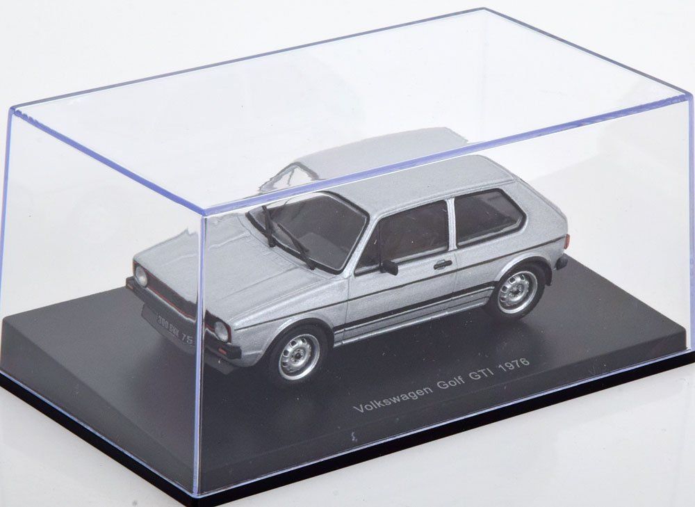 VW Golf I GTI Phase I 1976-1978 silber met. / schwarz 1:43 (Neu und ...