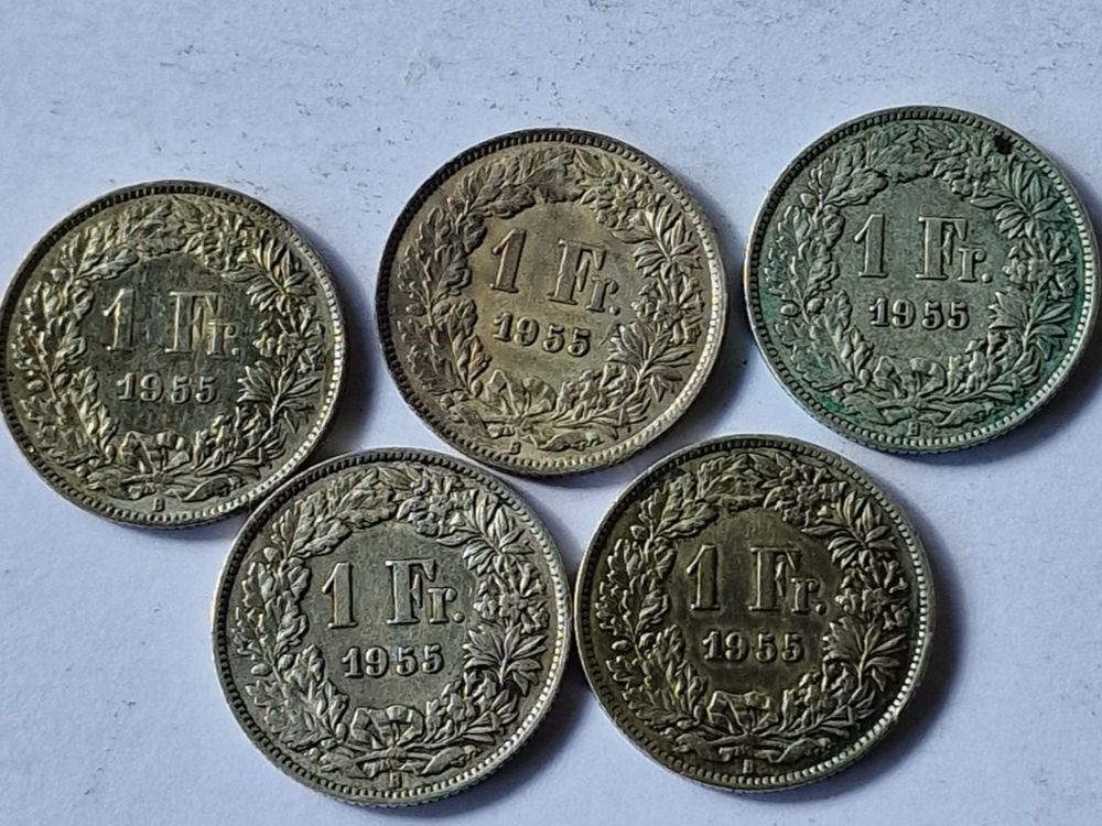 Lot 1 Franken 1955 silber selten. | Kaufen auf Ricardo