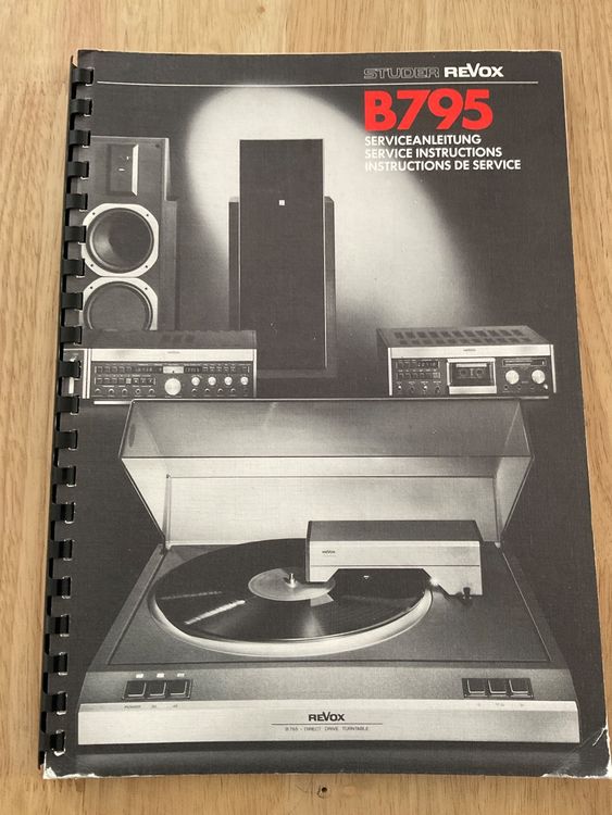 Revox B 795 Serviceanleitung | Kaufen auf Ricardo