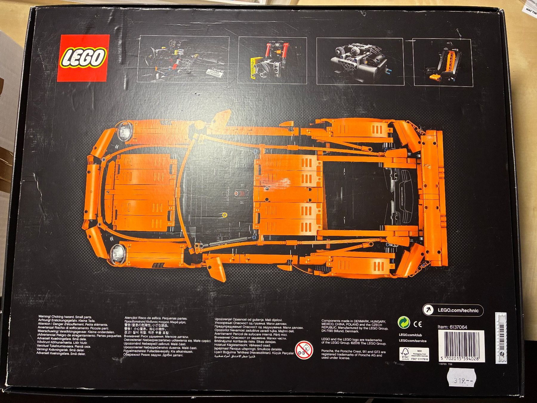 LEGO 42056 - Porsche 911 GT3 (Gebraucht) in Reigoldswil für CHF 311 ...