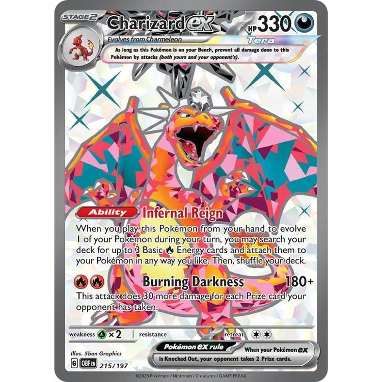 Charizard ex OBF 215/197 - Pokémon TCG - EN (Gebraucht) in Jonschwil ...