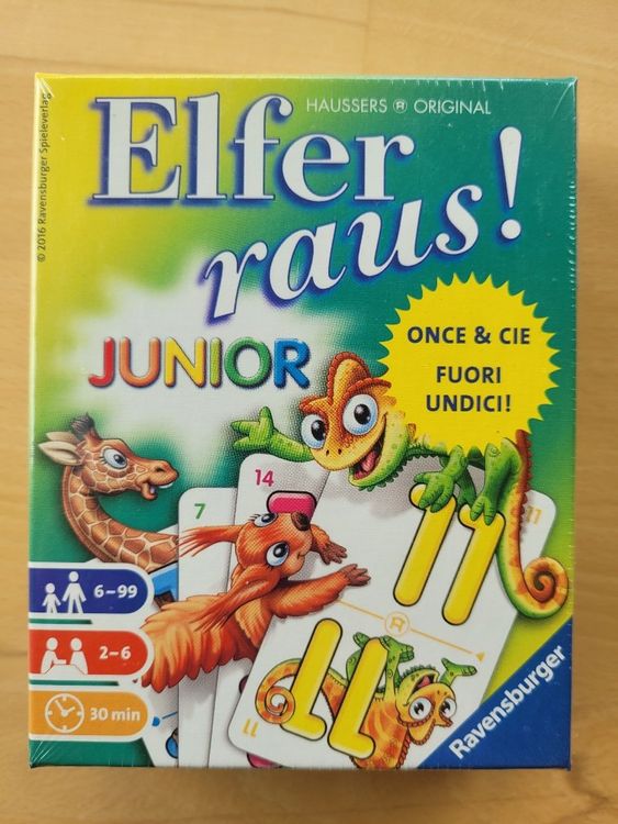 Elfer raus Junior von Ravensburger, Originalverpackt (Neu und ...