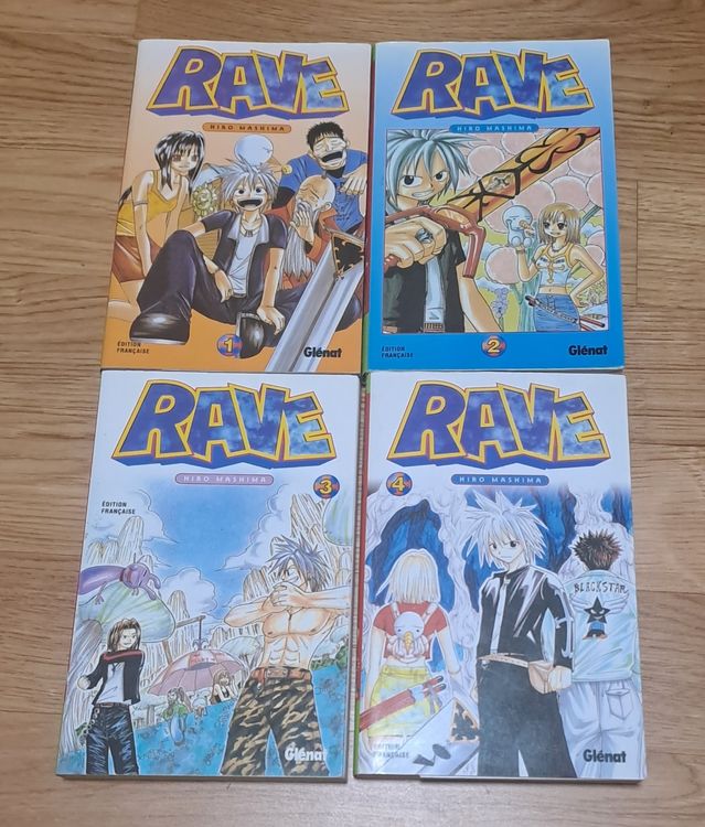 Lot de 4 manga RAVE Tome 1 à 4 Hiro Mashima | Kaufen auf Ricardo