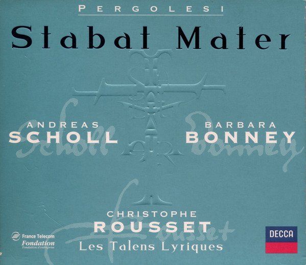 Pergolesi STABAT MATER Andreas Scholl Barbara Bonney CD | Kaufen auf Ricardo