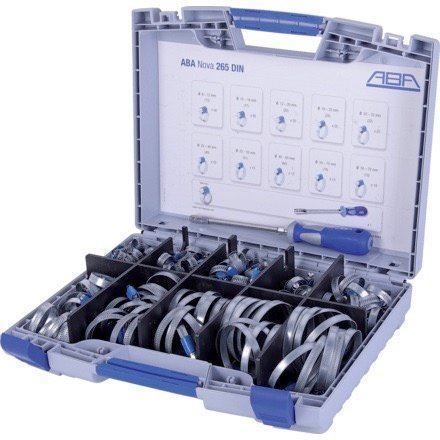Sort. Schlauchklemmen ABA 9mm, 265-tlg. (Neu und originalverpackt) in Stüsslingen für CHF 499 ...
