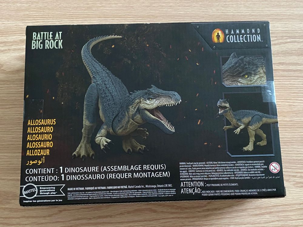 Jurassic Park Hammond Collection Allosaurus (Neu und originalverpackt ...