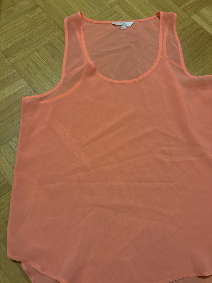 Tunique transparente orange marque *Clockhouse* (D'occasion) à thonex ...