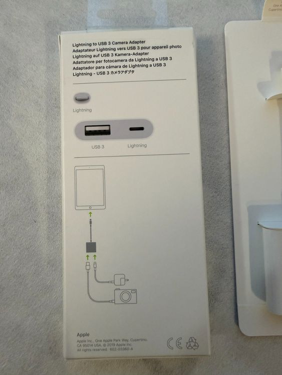 Apple Lightning auf USB 3 Kamera-Adapter für High-End Audio (Neu ...