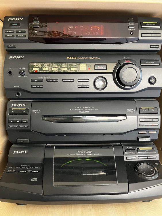 Stereoanlage Sony chaîne Hi-Fi HCD-XB3 2x100W (Gebraucht) in Biel ...