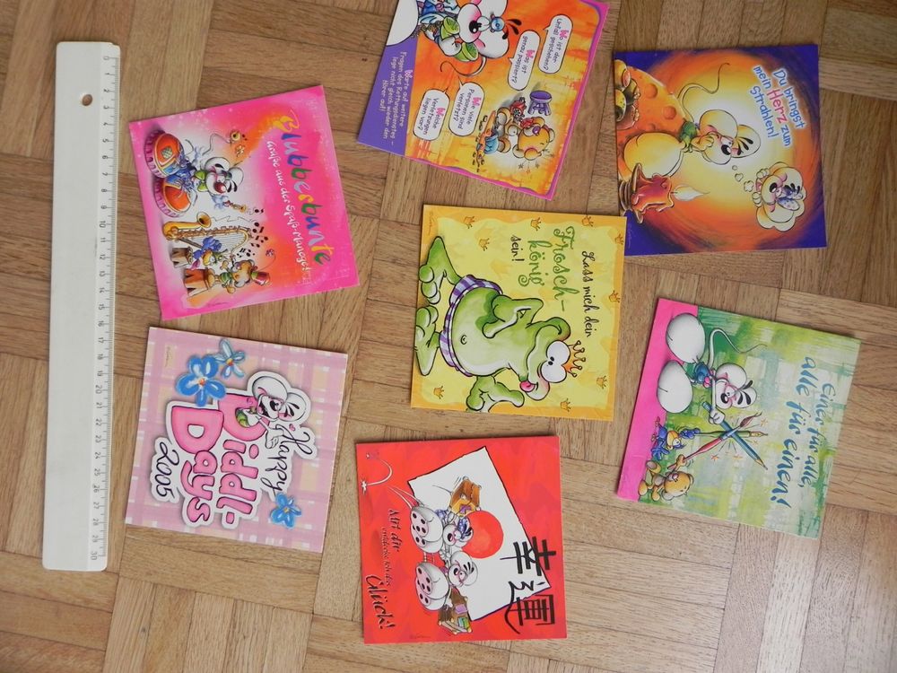Diddl Postkarten Glückwunschkarten, Set 7 Stk (Gebraucht) in Stallikon ...