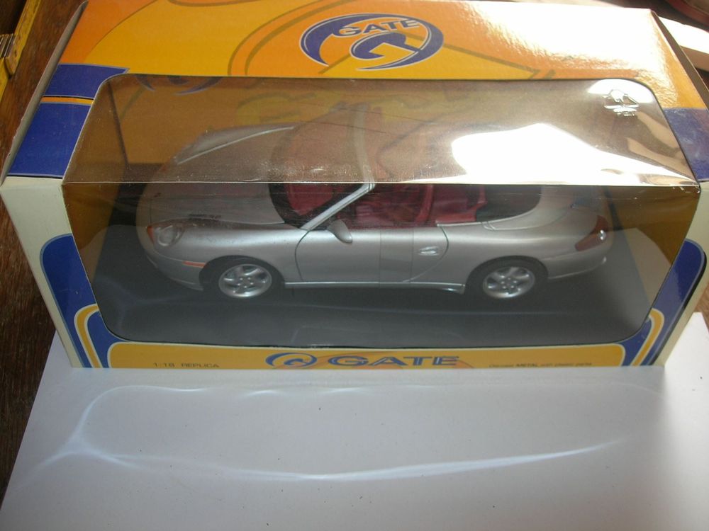 Porsche 996 Carrera Cabrio silber * Gate 1:18 | Kaufen auf Ricardo