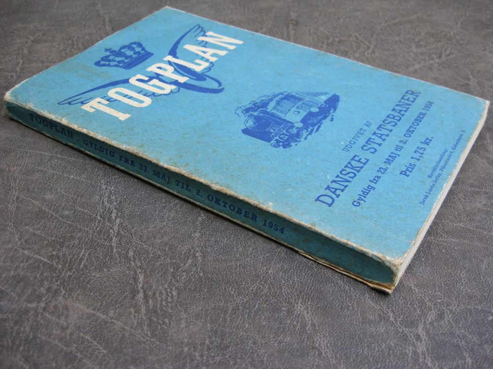 Togplan Danske Statsbaner 1954 (Gebraucht) in Malters für CHF 75 – mit ...