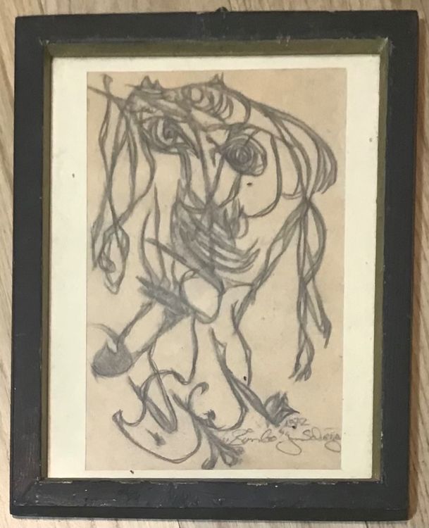 Interessante Kubistische Zeichnung Unleserlich Signiert (Gebraucht) in Root für CHF 5 – mit ...