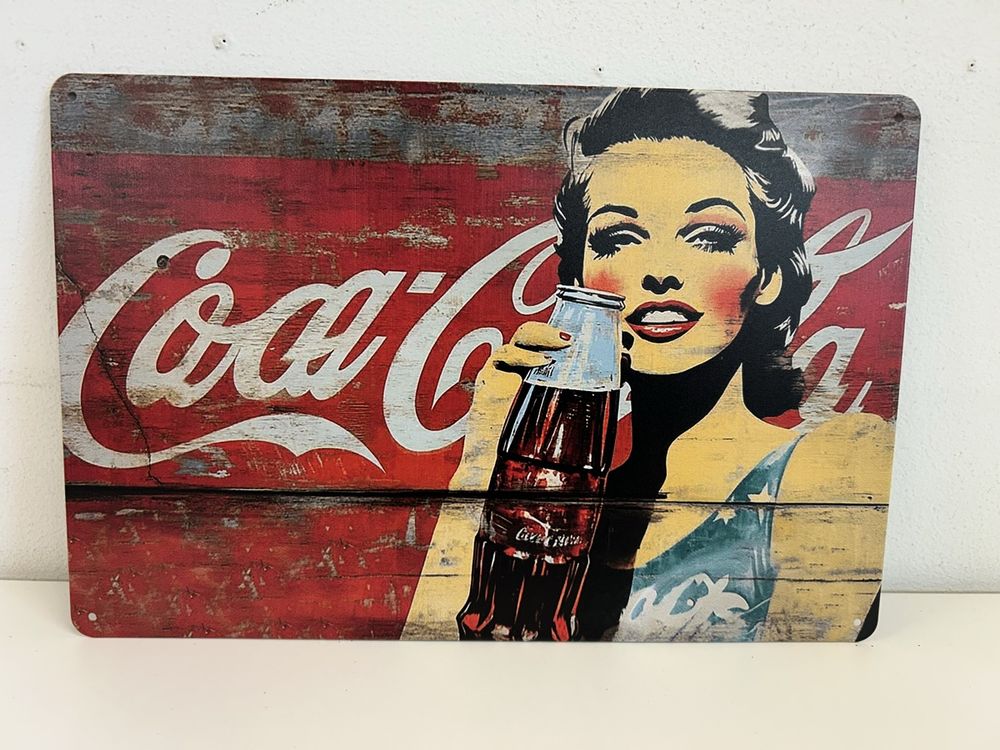 Coca Cola Blech Schild 20 x 30 cm (Neu (gemäss Beschreibung)) in ...
