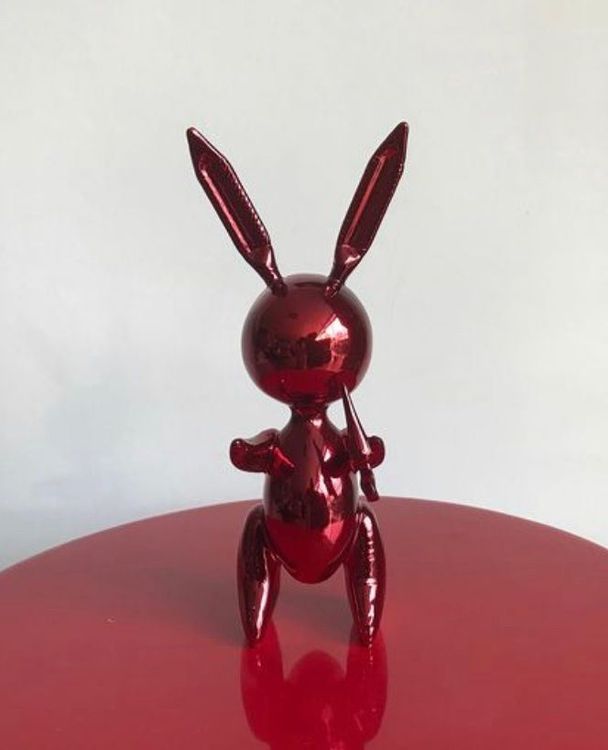 Jeff Koons, Red Balloon Rabbit, 376/500 | Kaufen auf Ricardo