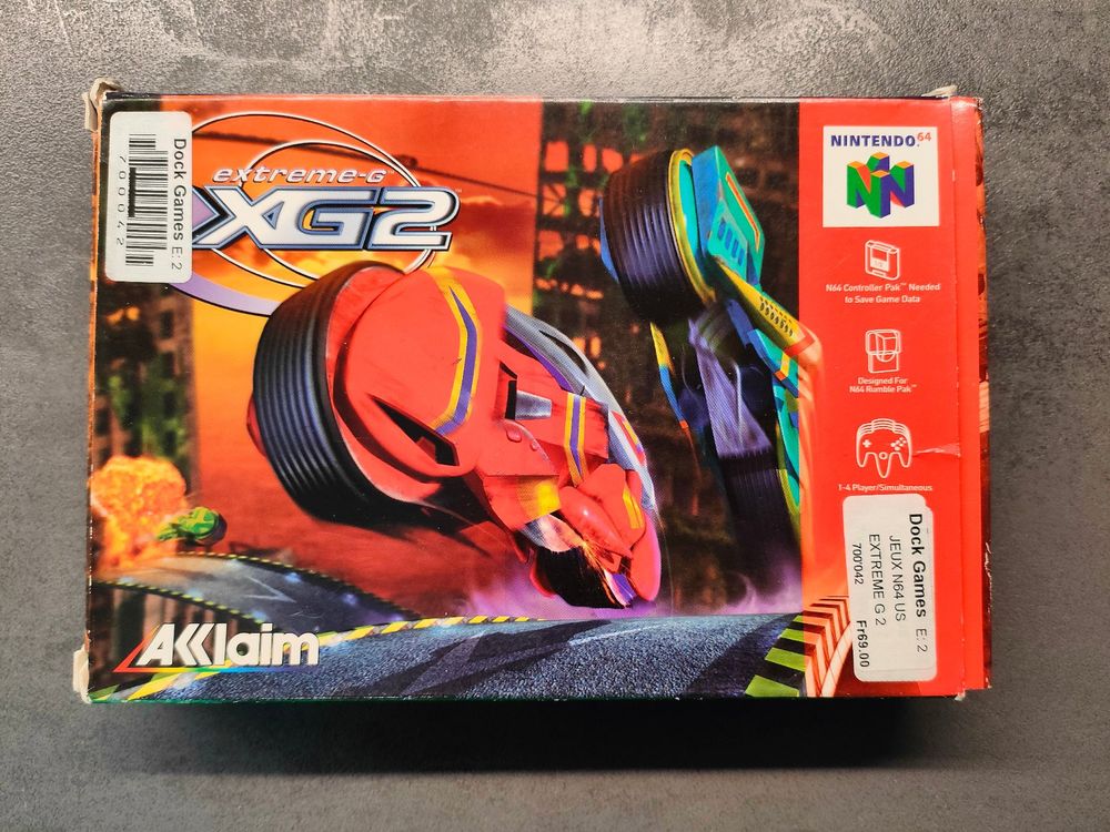 N64 - Extreme-G XG2 mit OVP (Gebraucht) in Monthey für CHF 25 – mit ...
