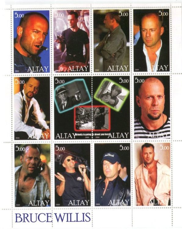 Block "Bruce Willis". Adygea | Kaufen auf Ricardo
