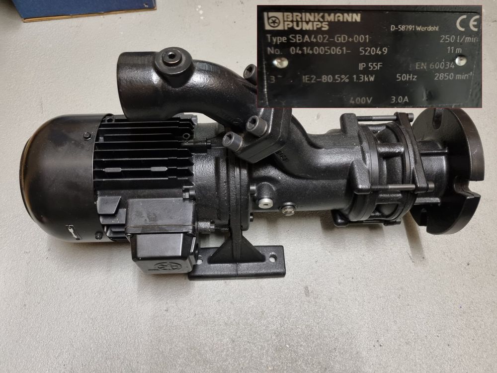 Brinkmann Pums Type SBA402-GD+001 (Gebraucht) in Zug für CHF 500 – nur ...