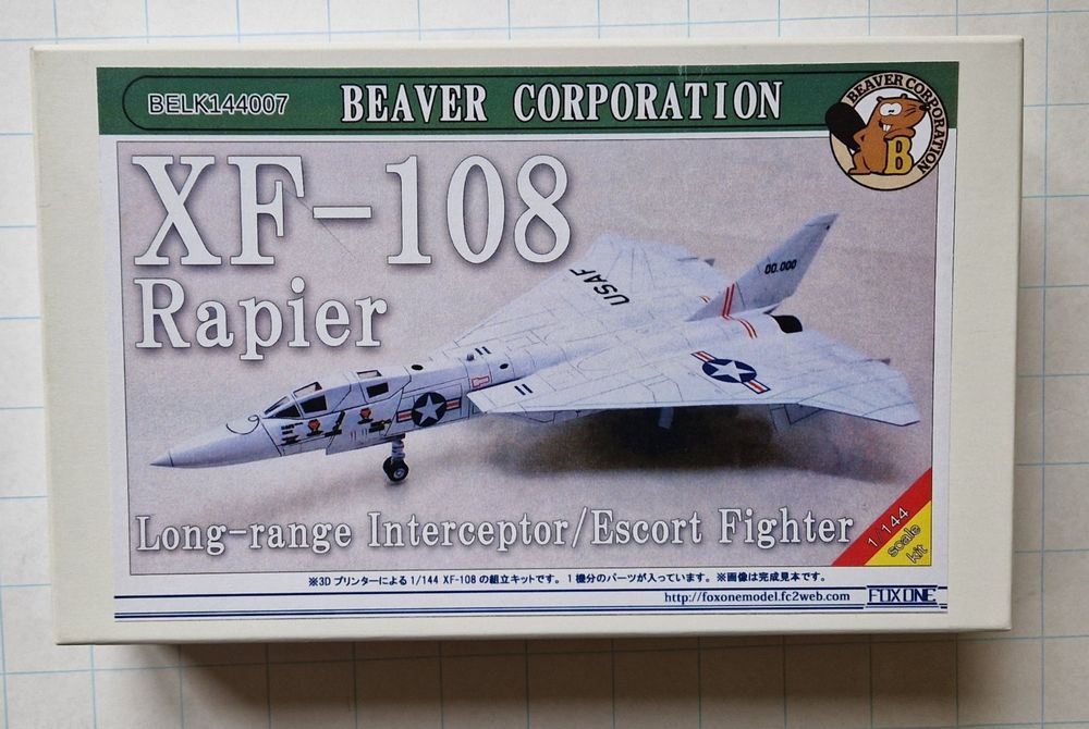 North American XF-108 Rapier 1:144 Beaver Corp.1:144 neu (Neu und ...
