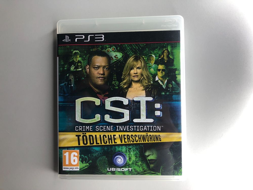 CSI Crime Scene Investigation Tödliche Verschwörung - PS3 (Gebraucht ...